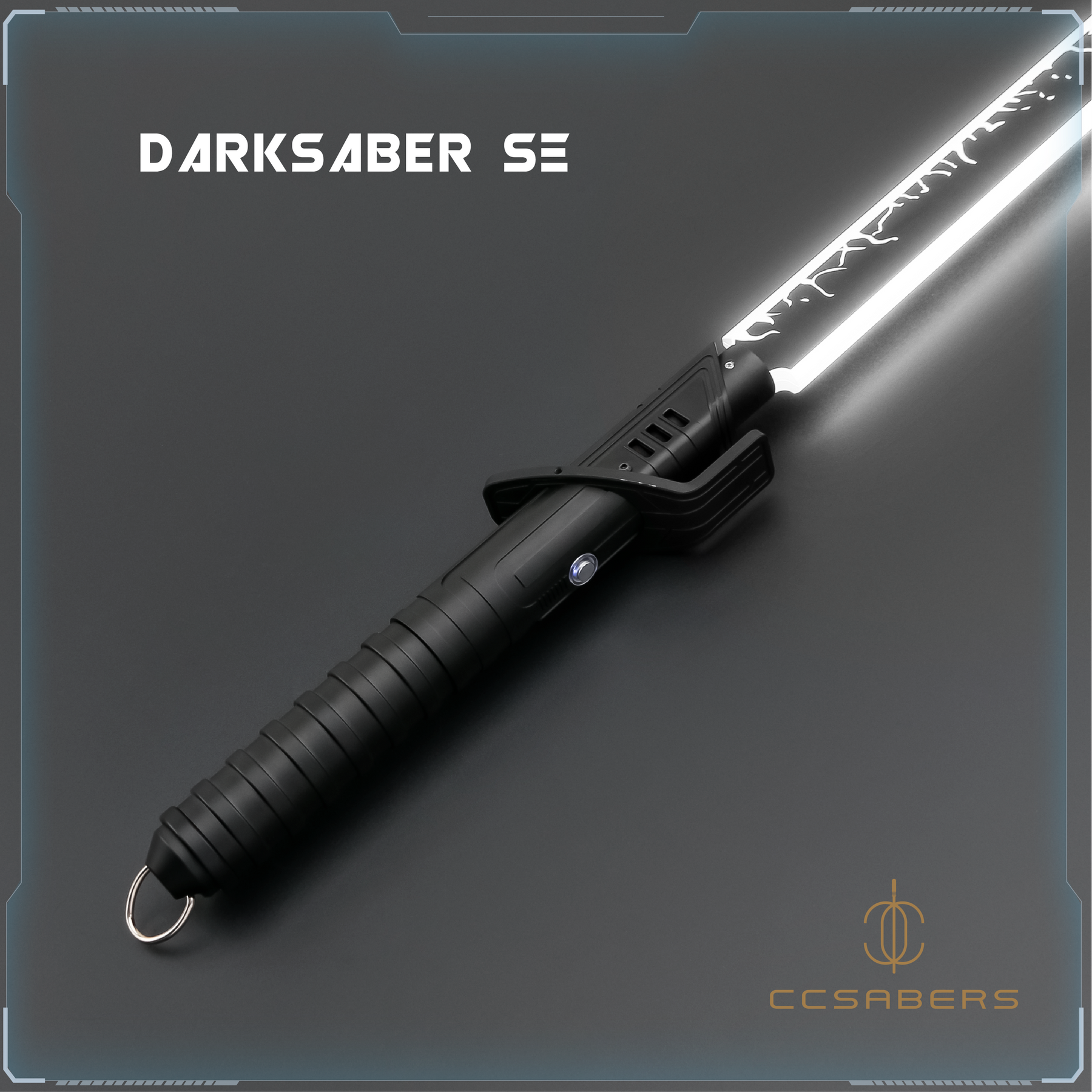Darksaber SE RGB/Neopixel Lightsaber - Flat Blade Replica｜CCSabers